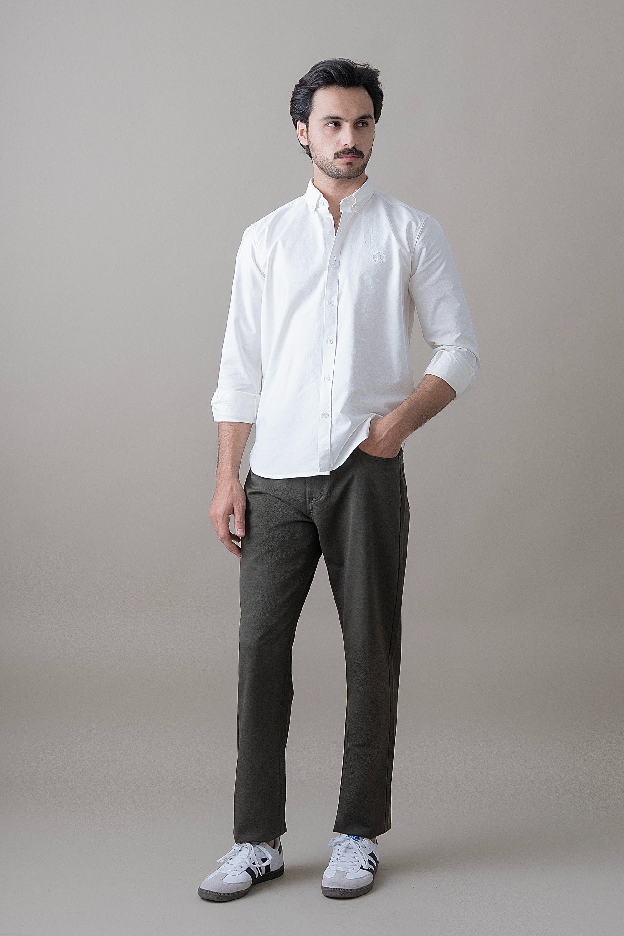 White Sovereign Casual Shirt – RoyalTag